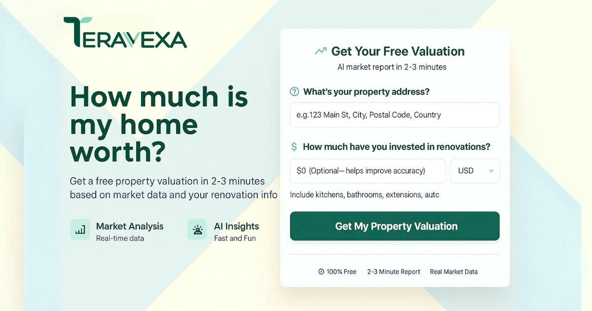Teravexa.net | Check Property Value Online in Minutes